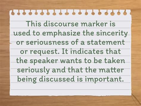 Discourse Markers Revision Flash Cards