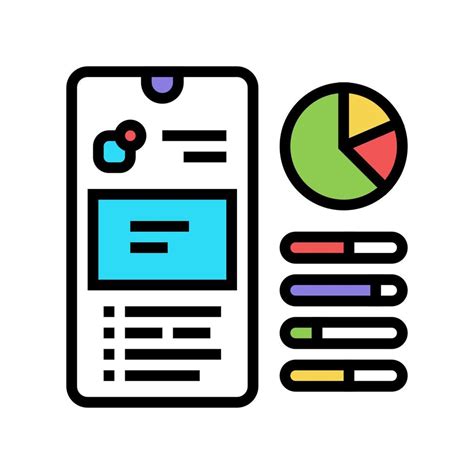 Smartphone Optimize Color Icon Vector Illustration 10385988 Vector Art