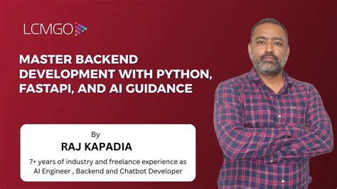 Master Backend Development With Python Fastapi And Ai Guidance
