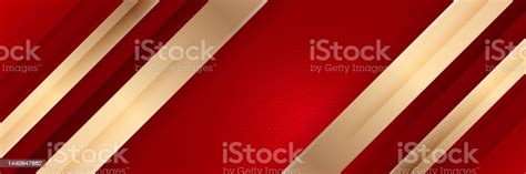 반짝이는 요소 붉은 그늘이 있는 우아한 추상 금색 배경 현실적인 일본 고급 종이 컷 스타일 3d 현대 개념 디자인을 위한 벡터 그림입니다 0명에 대한 스톡 벡터 아트 및