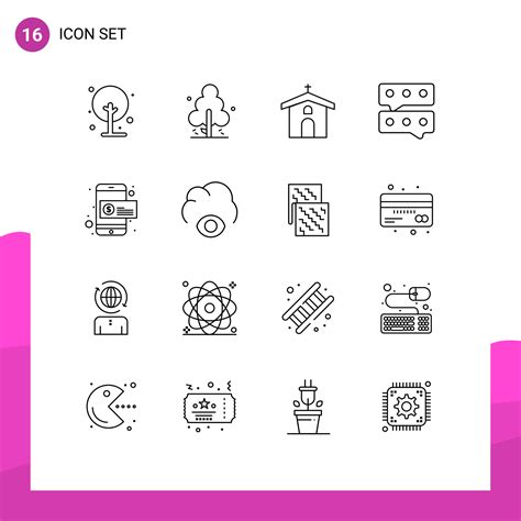 User Interface Pack Of 16 Basic Outlines Of Dollar Message Church Conversation Easter Editable