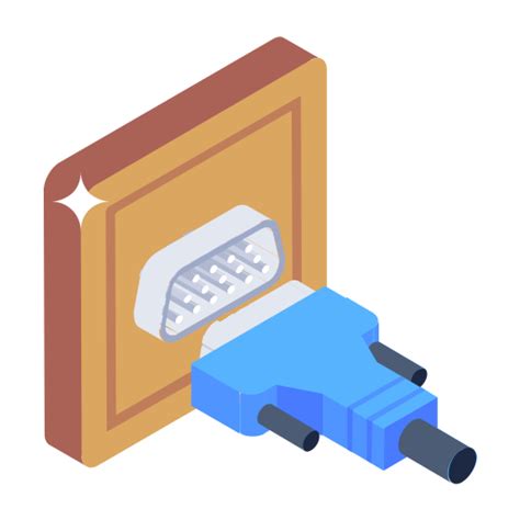 Usb Port Generic Isometric Icon