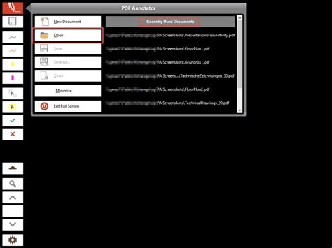 Full Screen Mode Introduction PDF Annotator