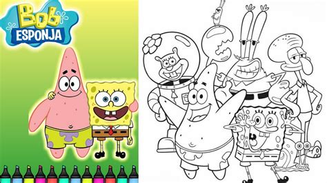 All Spongebob Characters Coloring Pages