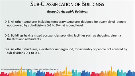 Classification Of Buildings As Per National Building Code Of India Nbc 2016 Pdf