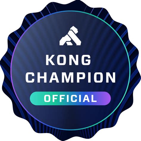 Kong Champions Badge Credly