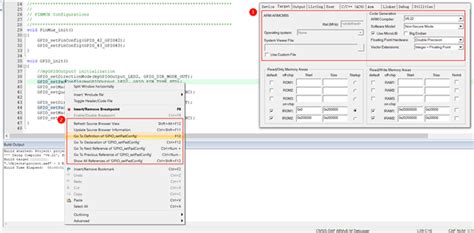 Module Error Text Completion Deactivated After Selecting Armcm52