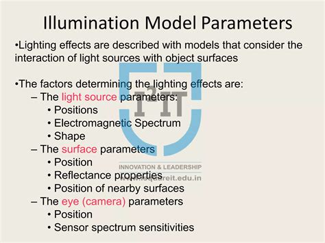 illumination models and shading pptx 3 d graphics computer software