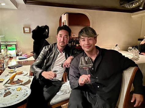 魔裟斗さんのインスタグラム写真 魔裟斗instagram「干場さんとワインでした！ 魔裟斗」10月17日 23時13分