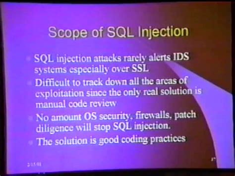 Black Hat Talk Ms Sql Server Security Overview From Black Hat Class Central
