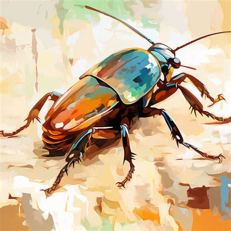 Cockroach Clipart In Impressionistic Art Style Artwork High Res 4k And Vector Imagella