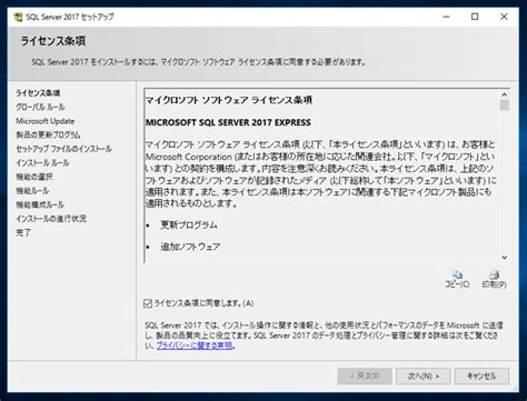 Sql Server 2017 Express エディション のインストール Sql Server Tips Ipentec