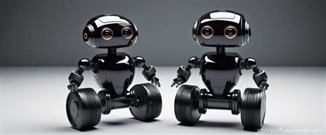 Modern Desktop Robot Stable Diffusion Online