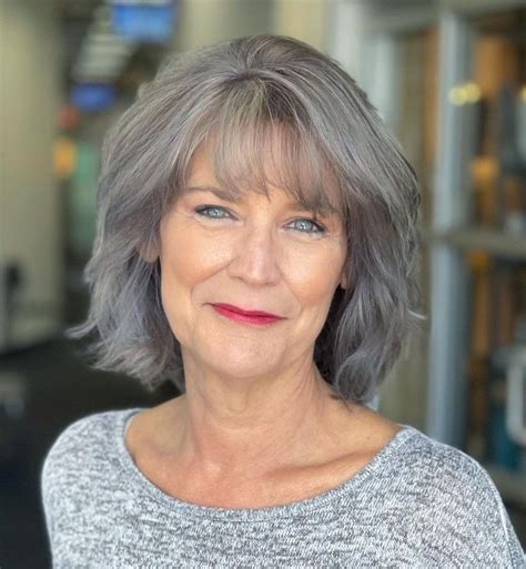 30 Low Maintenance Haircuts For Women Over 50 In 2023 Shoulder Length