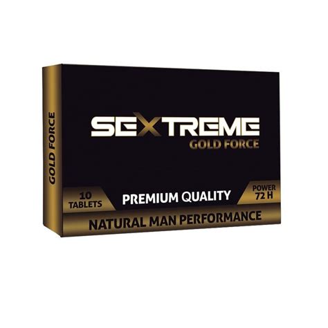 Sextreme Golden Force Afrodisíaco E Potenciado 10 Comprimidos Mais