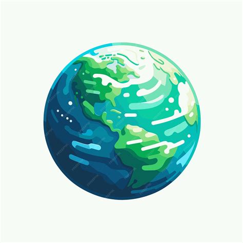 Premium Vector Cartoon Earth Vector Illustration Generated Ai