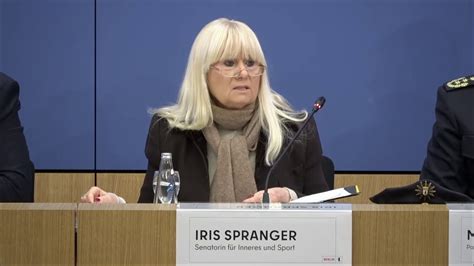 Innensenatorin Spranger Widerspricht Bericht Sie Habe Gezögert „sind Die Strukturen