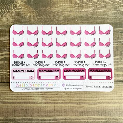 Self Breast Exam Schedule Mammogram Mammogram Appointment Planner