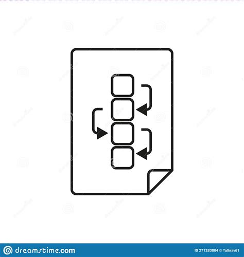 Project Planning Icon Diagram Office Icon Finance Management Vector Illustration Stock Vector