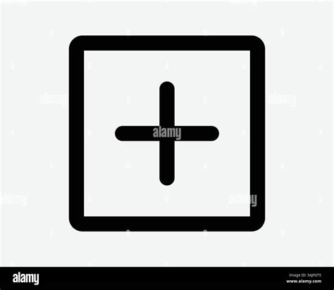 Plus Square Icon Positive Add Additional Sum Summing Math Mathematics Electric Battery Terminal Plus Square Icon Positive Add Additional Sum Summing Math Mathematics Electric Battery Terminal
