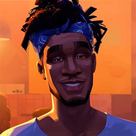 Jabari Guy Drawing Character Design Animation Modern Graphic Art