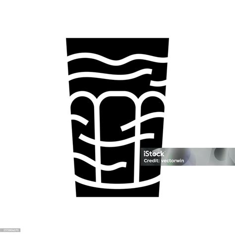 녹색 스무디 완전 채식주의 자 음식 글리프 아이콘 벡터 일러스트 레이 션 가방에 대한 스톡 벡터 아트 및 기타 이미지 가방 건강한 식생활 과일 Istock