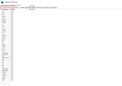 How To Disable Unneeded File Extensions Iis Request Filtering