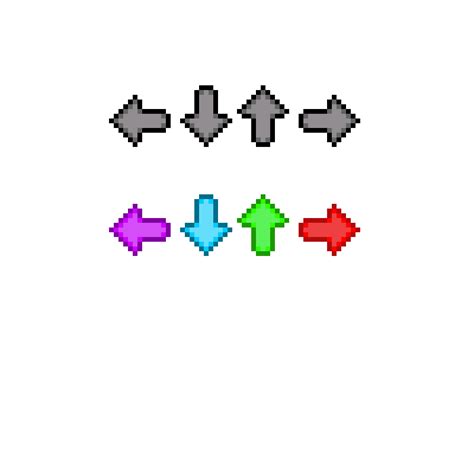 Pixilart Fnf Arrows Remodeled Editable By Funnihuj