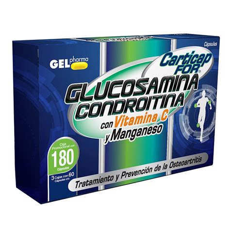 Carticap Glucosamina Y Condroitina 180 Cápsulas Costco México