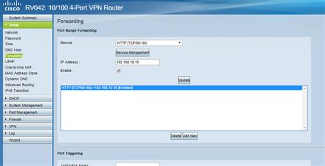 Port Forwarding On Rv042 Vpn Router Cisco Community