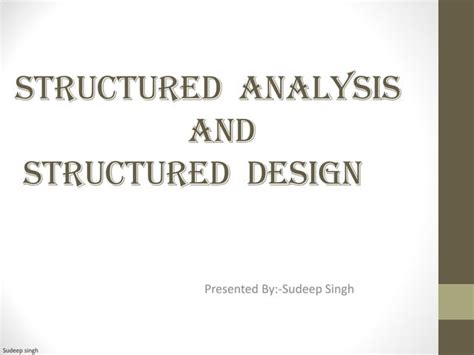 Structured Analysis And Structured Design Pdf