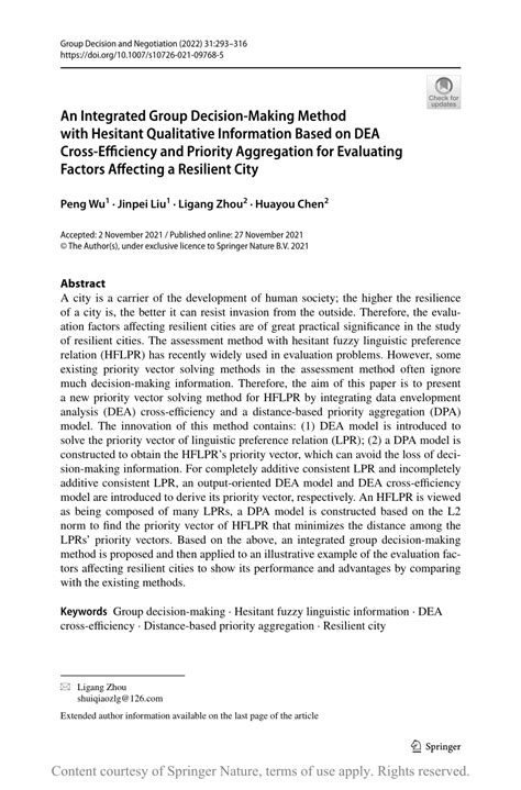 An Integrated Group Decision Making Method With Hesitant Qualitative