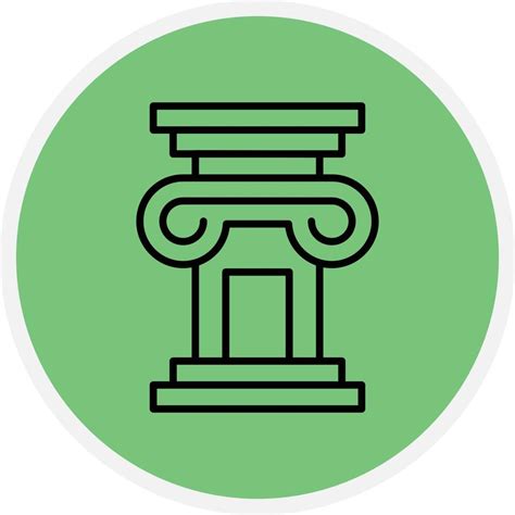 Column Line Circle 9845636 Vector Art At Vecteezy
