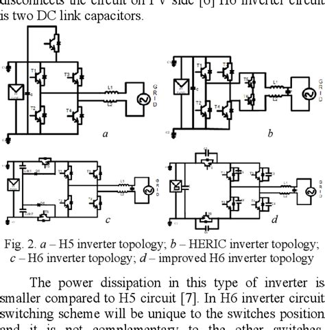 Figure 2 From Single Phase Transformerless Inverter For Grid Connected Photovoltaic System With