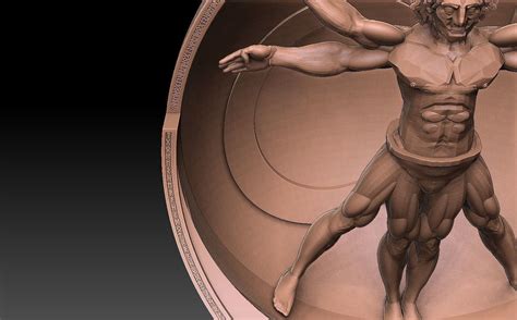 Vitruvian Character Display 3d Model 3d Printable Cgtrader