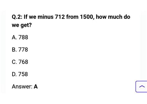 SOLUTION Maths Quiz Questions Studypool