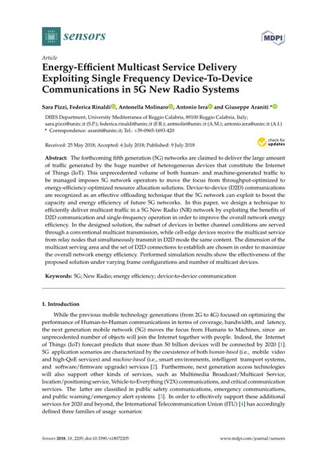 Pdf Energy Efficient Multicast Service Delivery Exploiting Single Frequency Device To Device