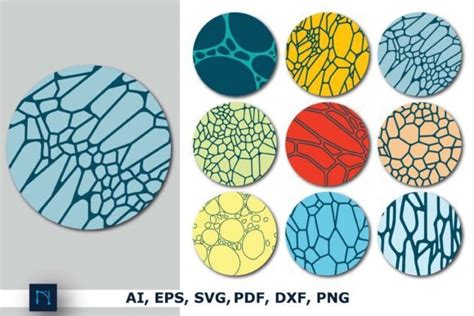 Abstract Patterns Keychain Svg Bundle · Creative Fabrica