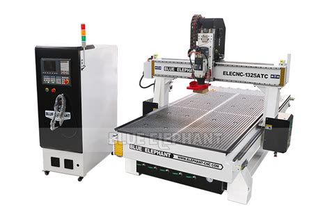 Elecnc Linear Atc Cnc Router With Saw Aggregate Blue Elephant Cnc Machinery