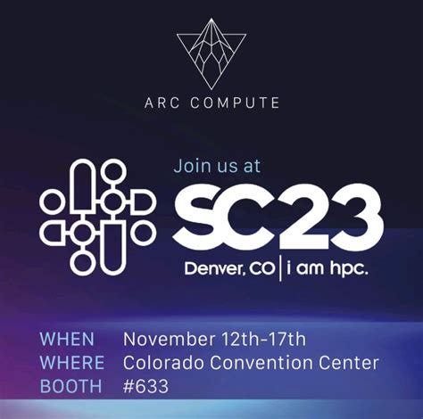 Arc Compute On Linkedin Sc23 Archpc Hpc Ai Gpu
