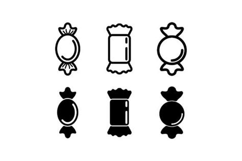 Candy Icon Set Vector Graphic By Ubeye Studio · Creative Fabrica