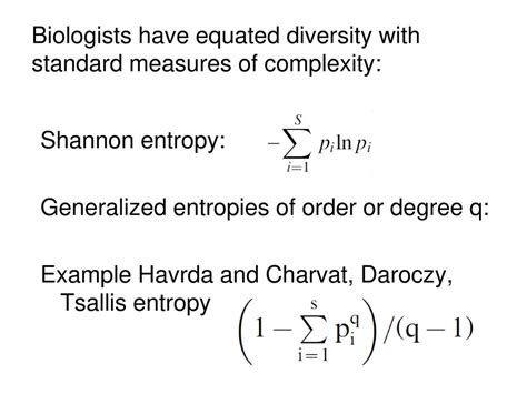 quantifying biological diversity lou jost ppt download