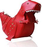 Fashion Stegosaurus Bag Dinosaur Shape Shoulder Bag Pu Leather Rivet P