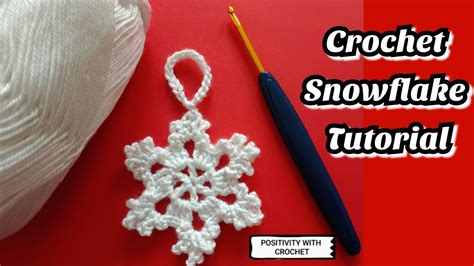 Crochet Snowflake Tutorial Youtube