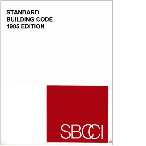 1985 Standard Building Code Download