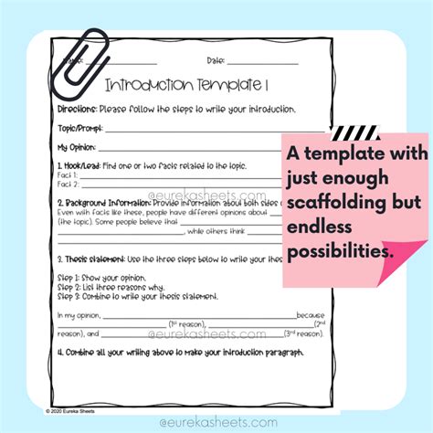 How To Teach English Language Learners Opinion Writing Eureka Sheets