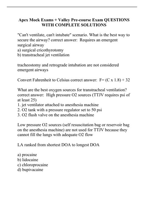 APEX TESTS COMPILATION BUNDLE Stuvia US