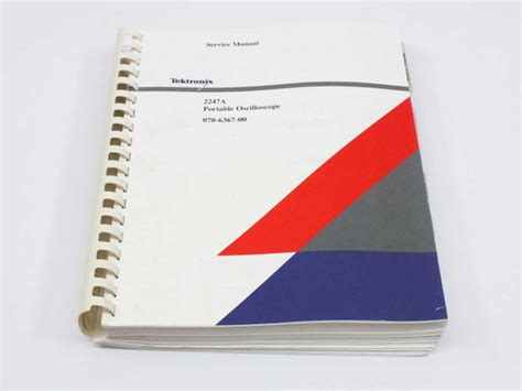 Tektronix 2247a Portable Oscilloscope Service Manual