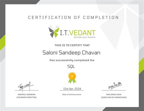 Saloni Chavan On Linkedin Sql Dataanalytics Databasemanagement