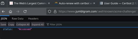 Auto Renew With Certbot Without Stopping My Nodejs Server Help Lets Encrypt Community Support
